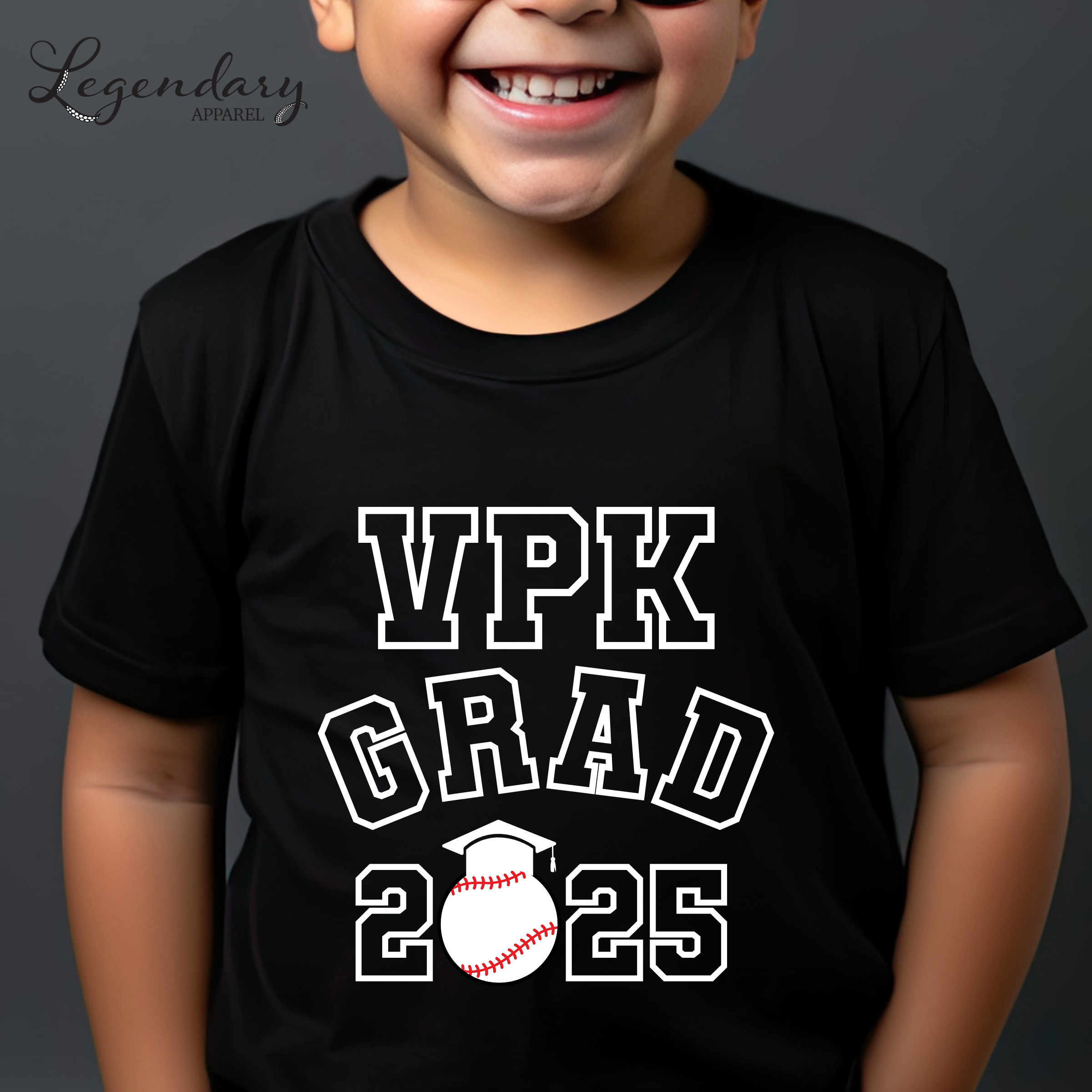 VPK Grad 2025 Baseball T-Shirt – Legendary Apparel